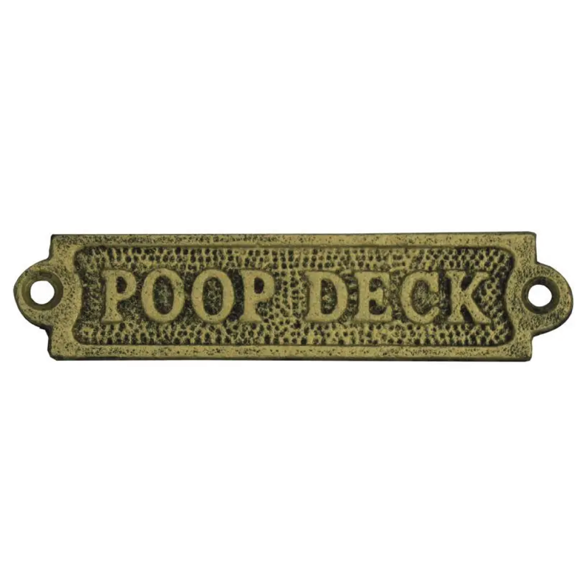 Poop Deck Door Sign