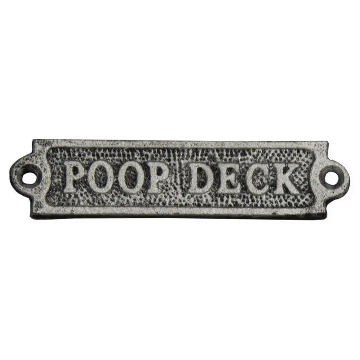 Poop Deck Door Sign